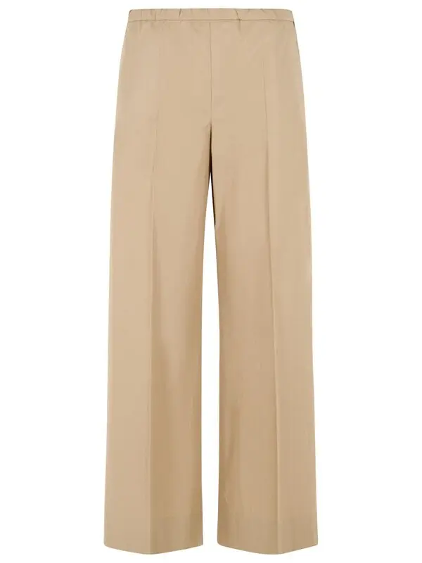 Moncler Beige Cotton Pants - Cream