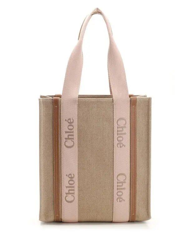 Chloé Woody Tote Bag - Cream