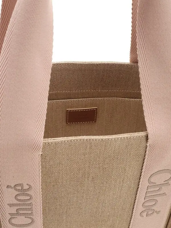Chloé Woody Tote Bag - Cream