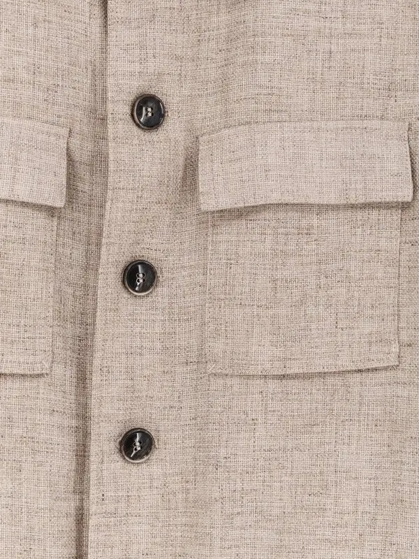 BOSS Corvin Virgin Wool, Silk, And Linen Jacket