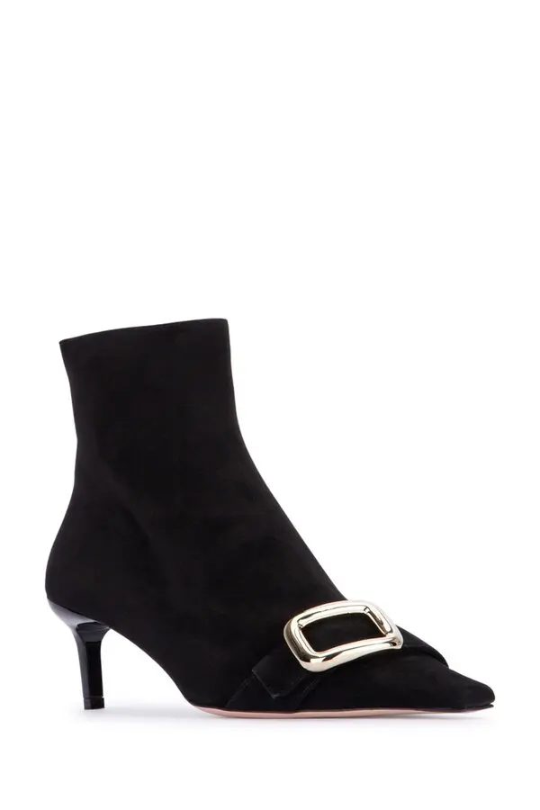 ROGER VIVIER Choc Bootie 55 Buckled Ankle Boots
