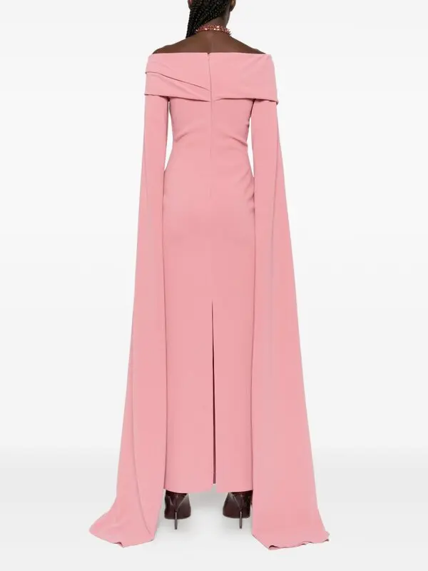 Solace London Nuri Midi Dress - Multicolor