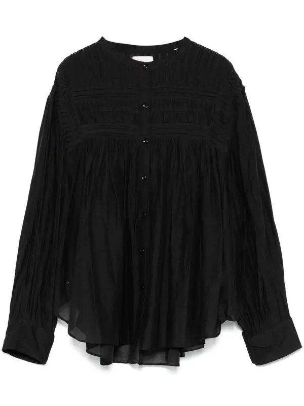Isabel Marant Étoile Pleated Cotton Shirt - Multicolor