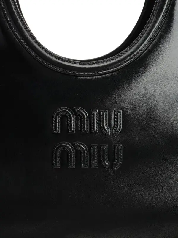 Miu Miu Large Ivy Leather Tote Bag