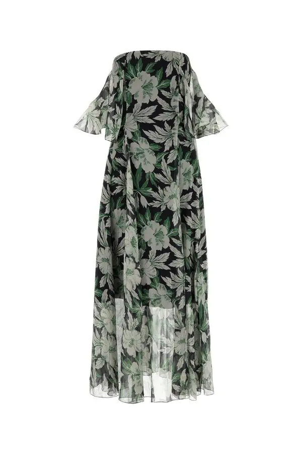 Loewe Printed Silk Dress - Multicolor