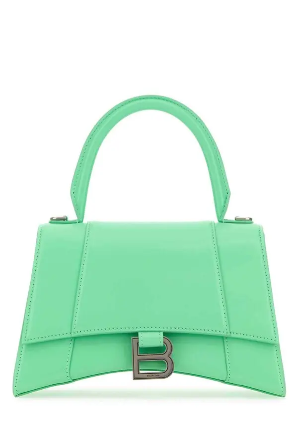 Balenciaga Small Hourglass Handbag In Leather