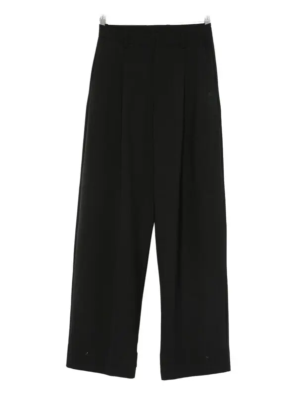 Moncler Wool Blend Trousers - Multicolor