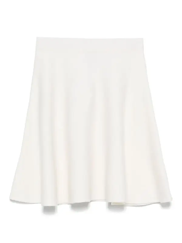 Max Mara Wool A-line Midi Skirt