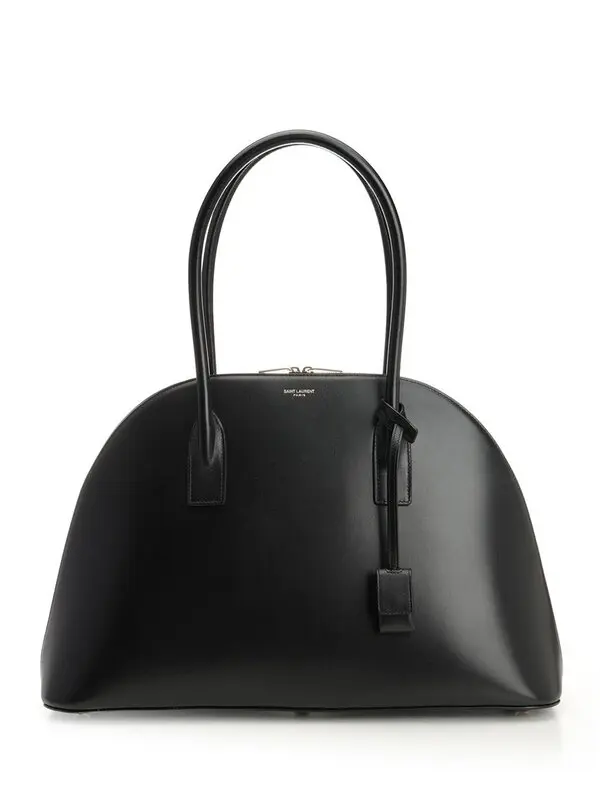 Saint Laurent Calfskin Duffle Bag - Black