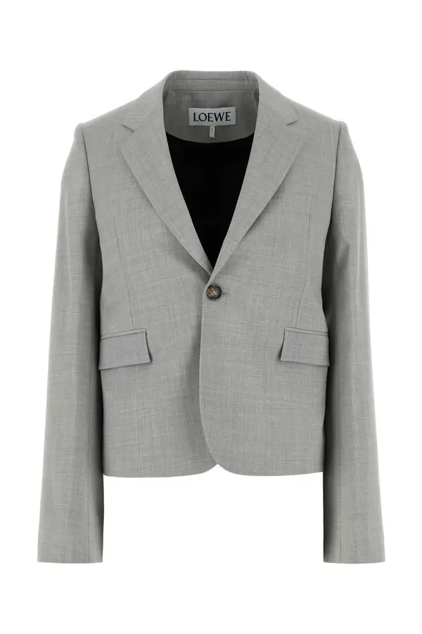 Loewe Wool Blazer - Gray