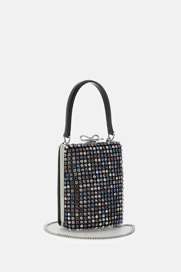 SELF-PORTRAIT Mini Crystal Bag - Multicolor