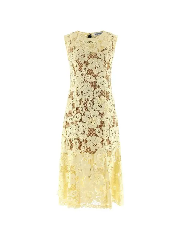 SELF-PORTRAIT Lace Midi Dress - Multicolor