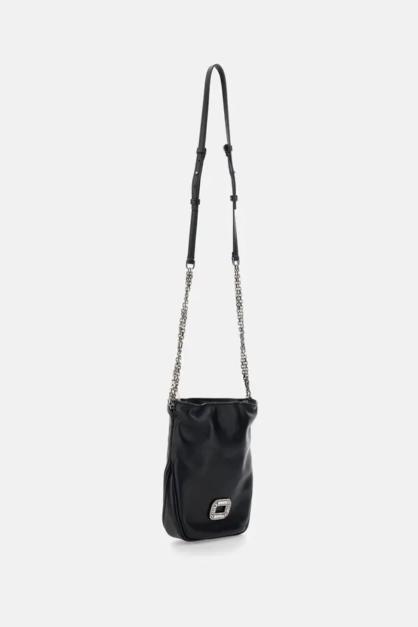 ROGER VIVIER Black Shoulder Bag With Chain Strap