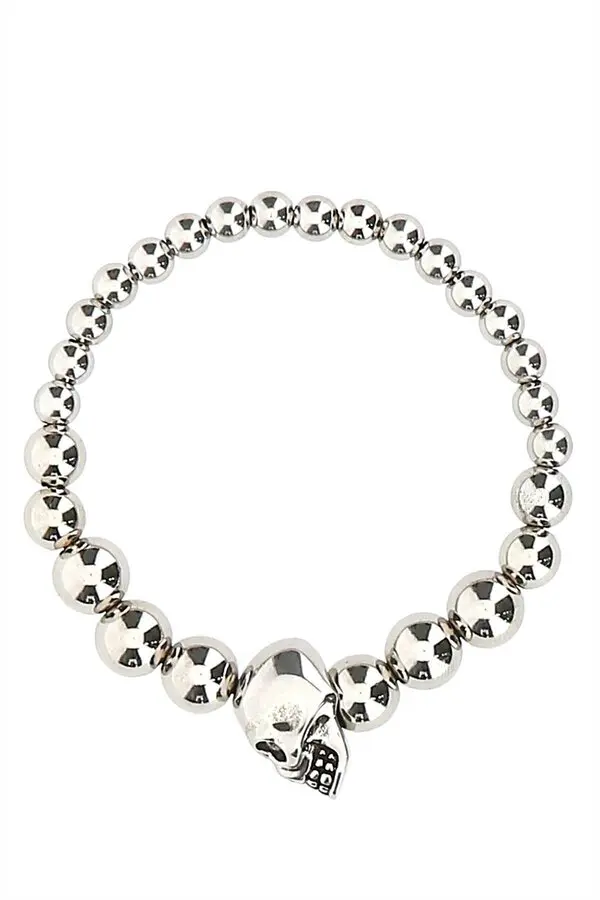 Alexander McQueen Metal Bracelet - Silver