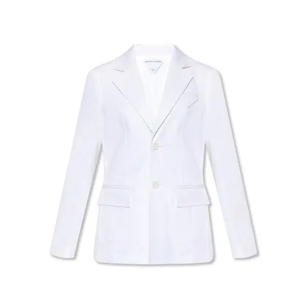 Bottega Veneta Cotton Blazer - White