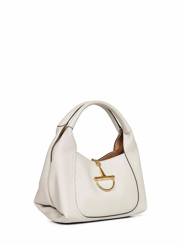 Gucci Light Grey Softbit Shoulder Bag - Multicolor