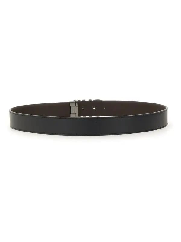 FERRAGAMO Reversible Belt - Black