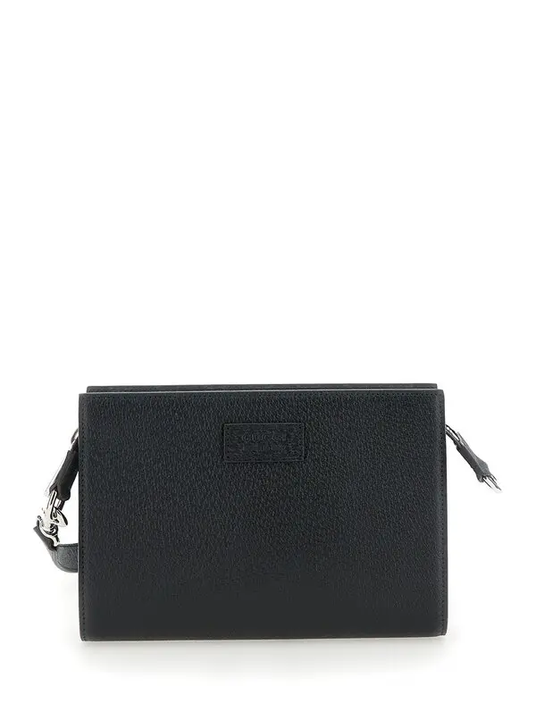 Gucci Leather Super Mini Crossbody Bag With Logo Patch - Multicolor