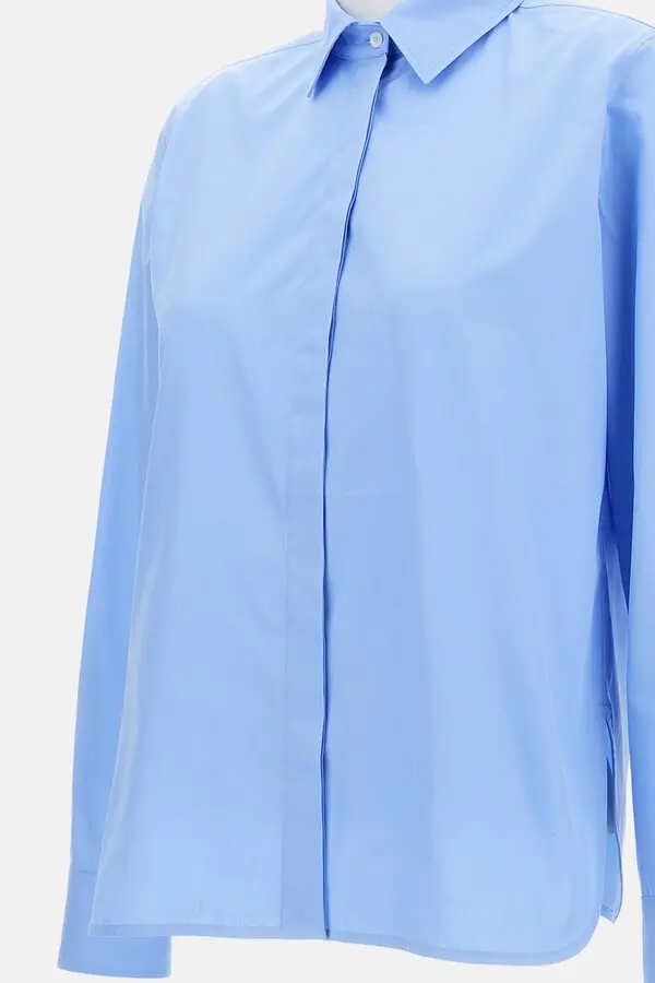 Max Mara Classic Cotton Poplin Shirt - Multicolor