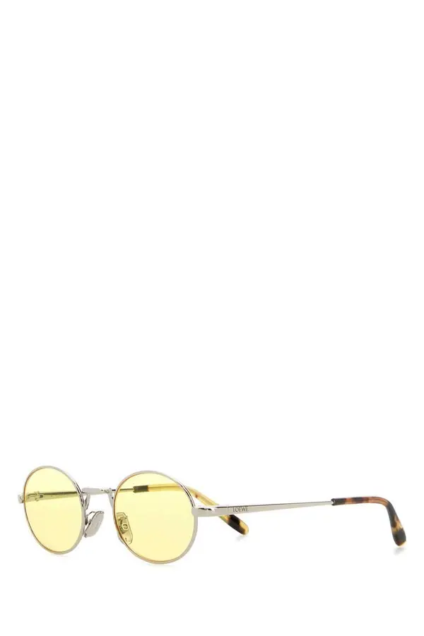 Loewe Oval Metal Sunglasses - Silver