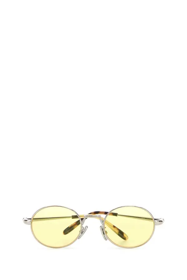 Loewe Oval Metal Sunglasses - Silver