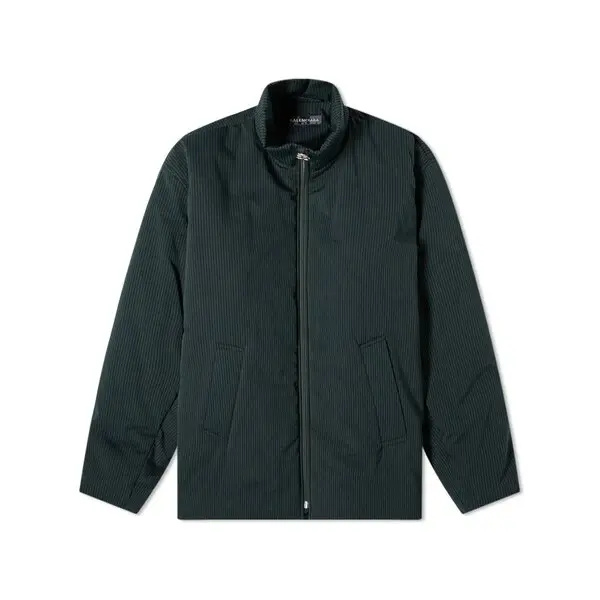 Balenciaga Embroidered Logo Zip Jacket