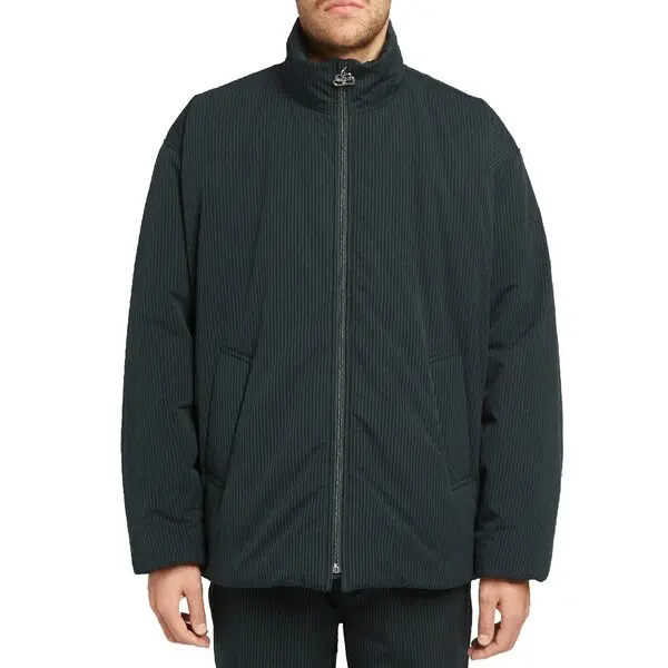Balenciaga Embroidered Logo Zip Jacket