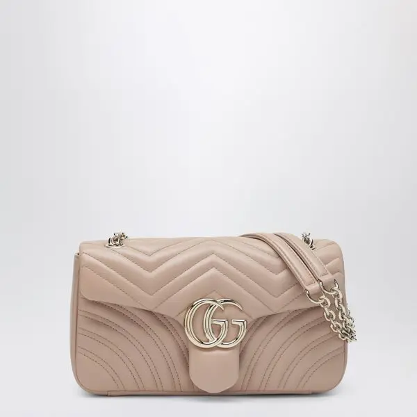 Gucci Medium Gg Marmont Shoulder Bag In Light - Pink