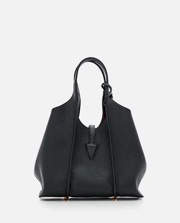 TOD'S Timeless Leather Shopping Bag With T Pendant - Multicolor