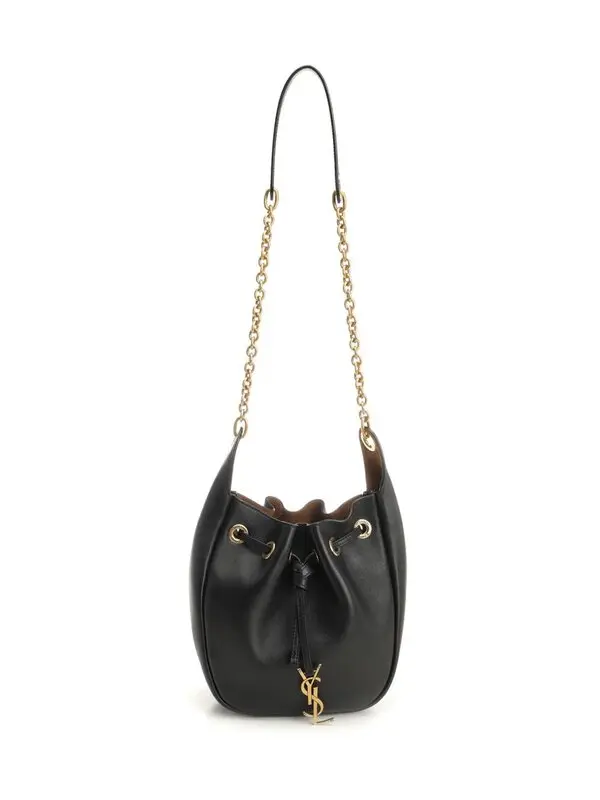 Saint Laurent Leather Bucket Bag