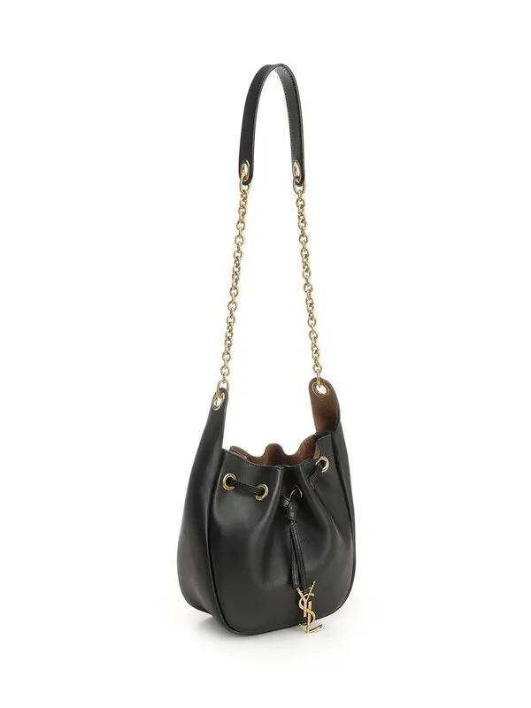 Saint Laurent Leather Bucket Bag
