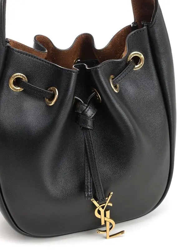 Saint Laurent Leather Bucket Bag