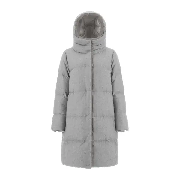 Herno Hooded Padded Coat - Gray
