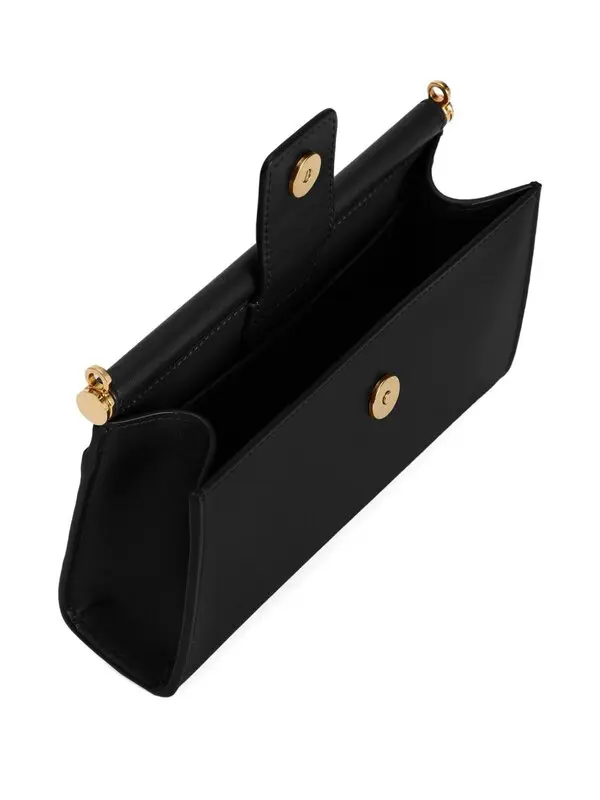Dolce & Gabbana Leather Phone Bag With Gold-tone Hardware - Multicolor