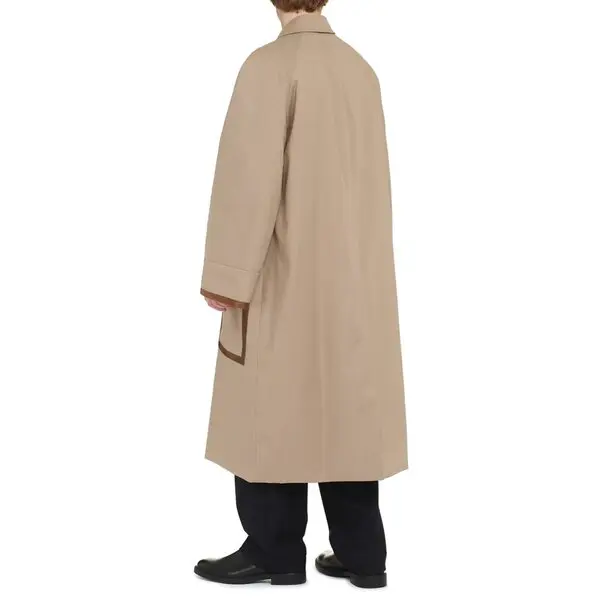 Fendi Reversible Ff Logo Trench Coat - Cream