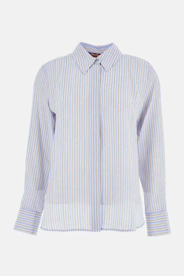 Max Mara Silk Stripe Shirt