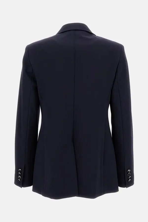 Max Mara Jersey Riviera Double Breasted Blazer - Multicolor
