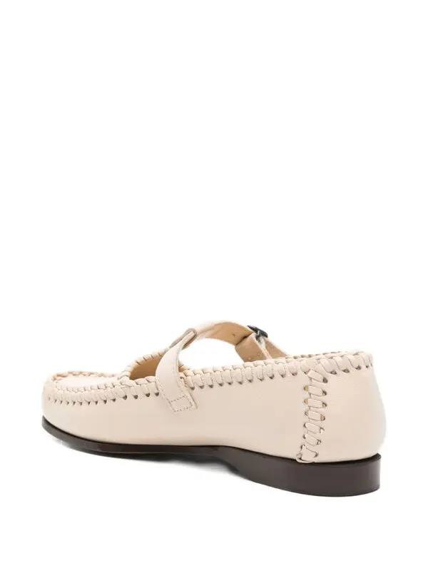 Hereu Alcover Leather Loafers With Buckle Fastening - Multicolor