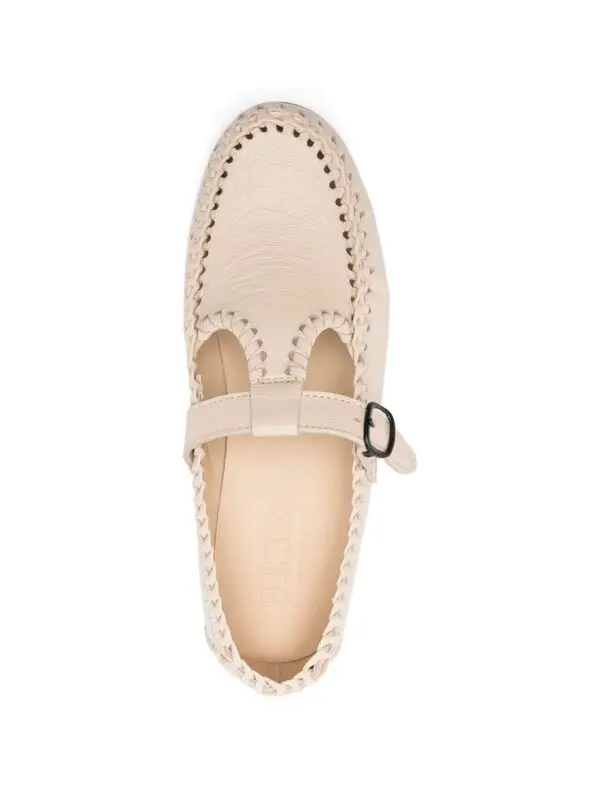 Hereu Alcover Leather Loafers With Buckle Fastening - Multicolor