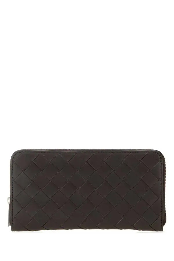 Bottega Veneta Dark Leather Wallet