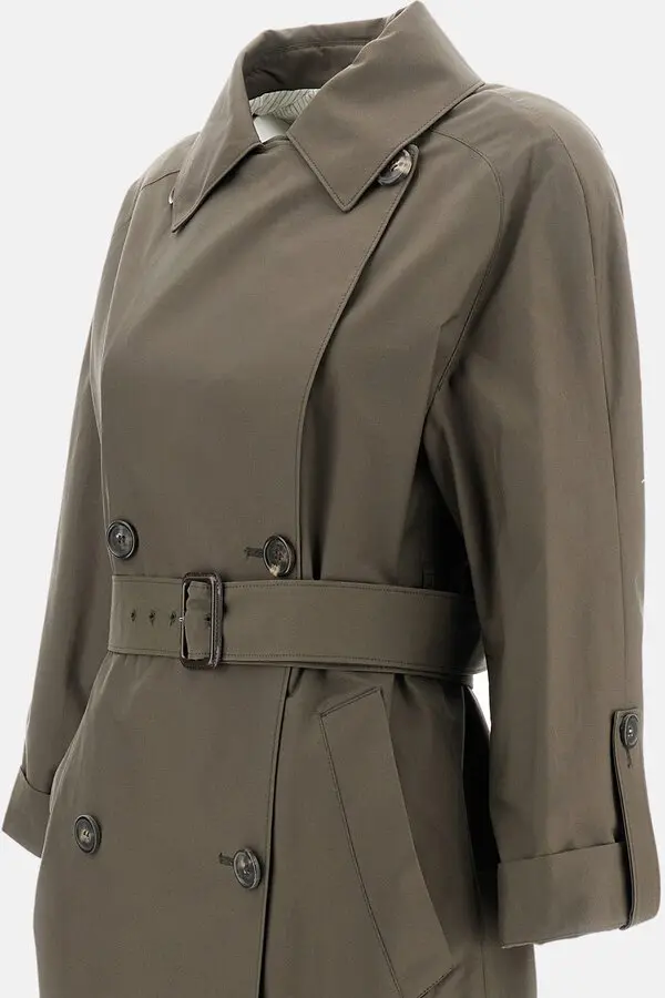Max Mara Long Trench Coat - Multicolor
