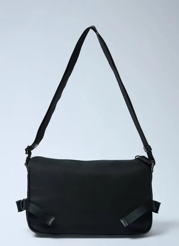 Prada Medium Re-nylon Shoulder Bag With Leather Trims