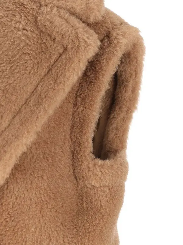 Max Mara Wool Double-breasted Vest - Multicolor