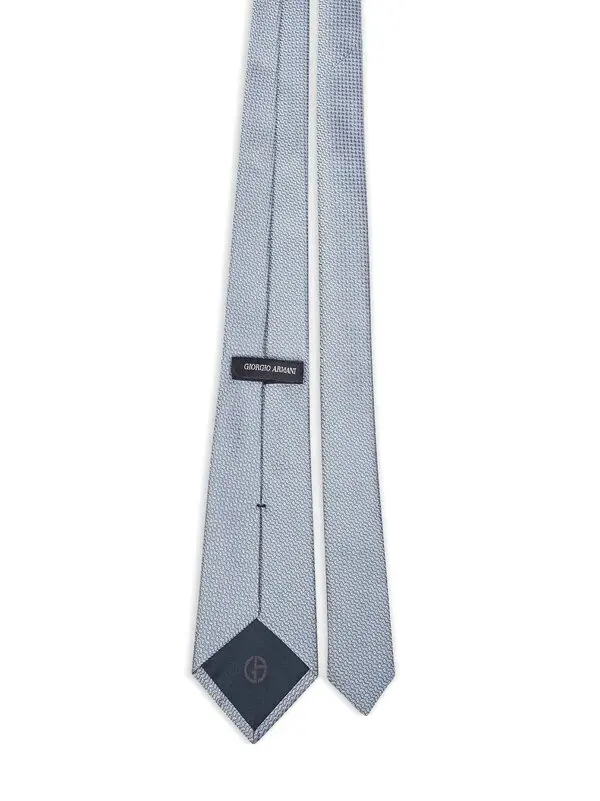 Giorgio Armani Aquamarine Jacquard Silk Neck Tie - Multicolor