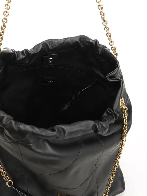 Saint Laurent Pochon Jamie Large Bag - Black