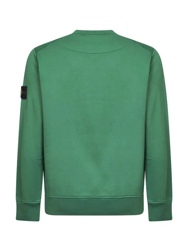 Stone Island Organic Cotton Crewneck Sweatshirt