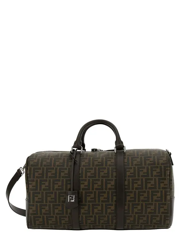 Fendi Ff Motif Fabric Suitcase - Multicolor