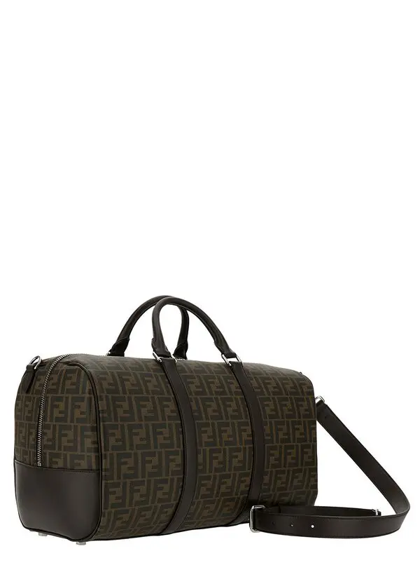 Fendi Ff Motif Fabric Suitcase - Multicolor