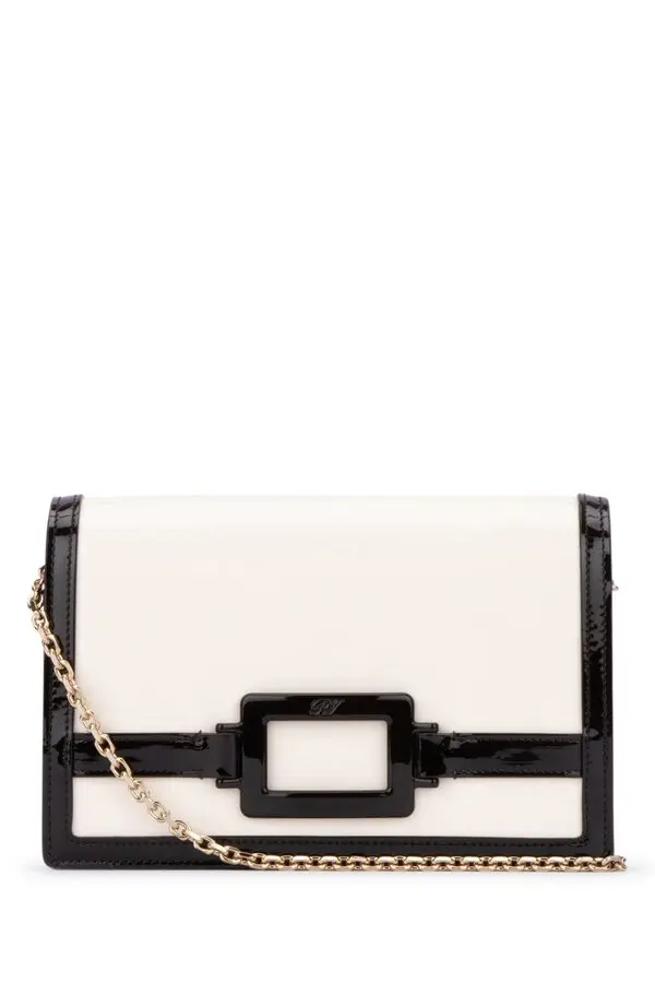 ROGER VIVIER Vernis Luxor+nappa Agnello Clutch - Multicolor