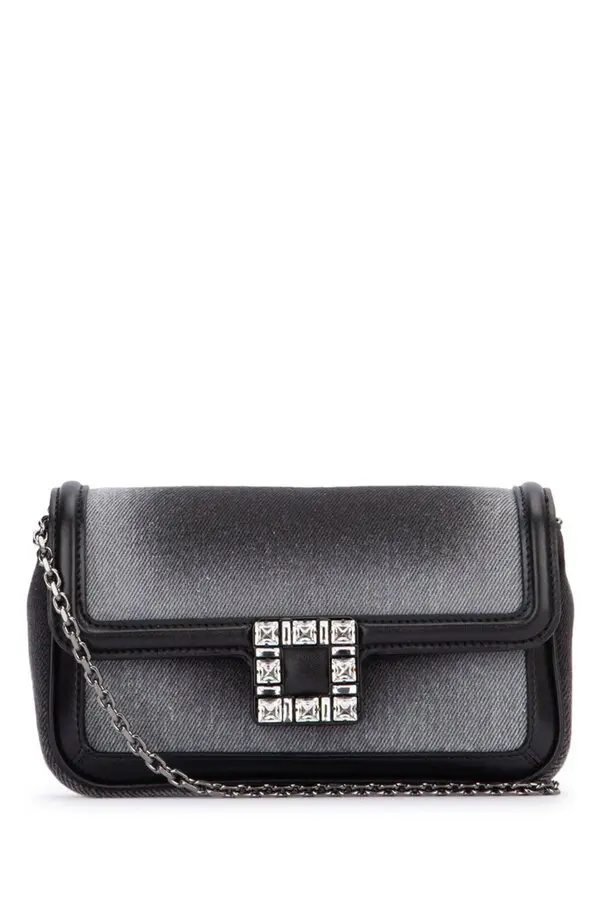 ROGER VIVIER Viv' Jeu De Fille Denim Bag - Multicolor